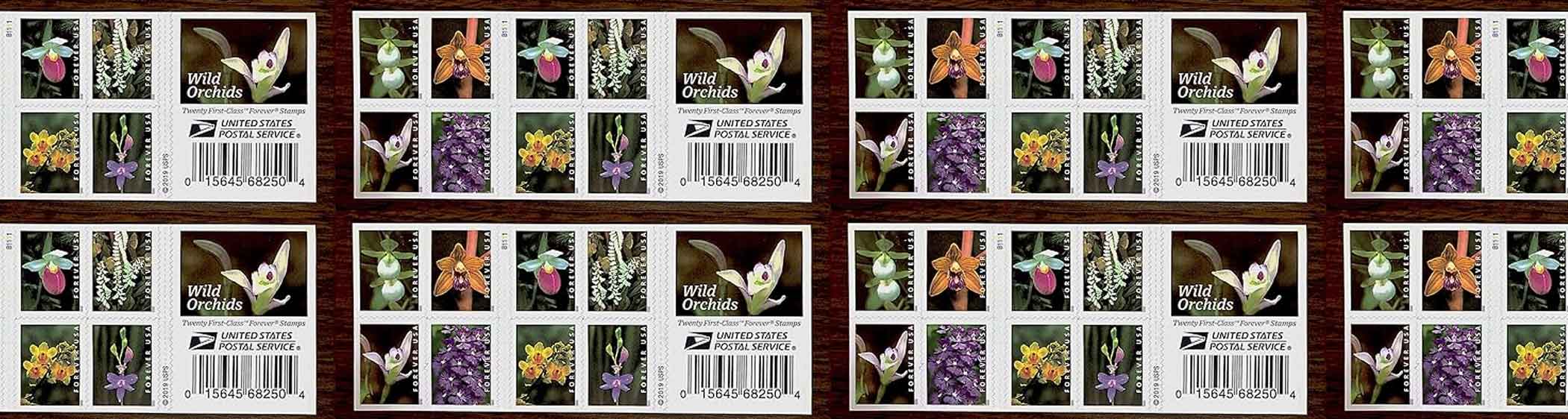 U.S. Postal Service just unveiled beautiful Wild Orchids forever stamps ...